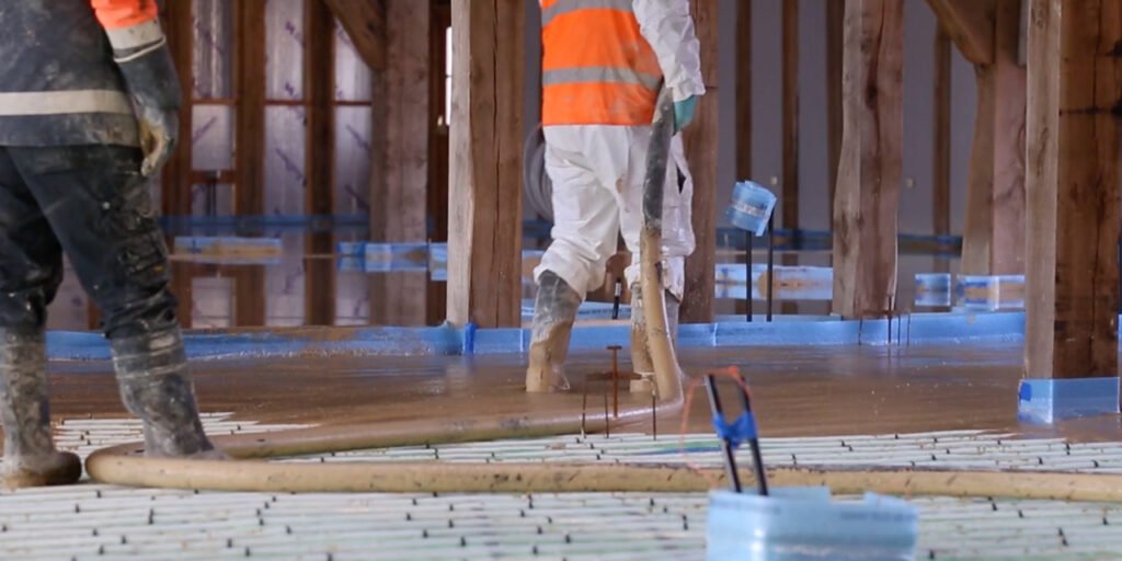 Supply and Installation of TEKFLOOR Bagged Screeds | Interior Screed